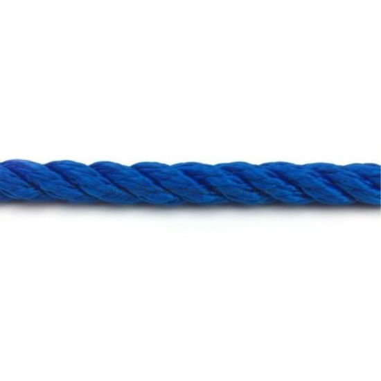 8mm 3 Strand Softline Multifilament Rope Royal Blue X 10 Metre Length ...
