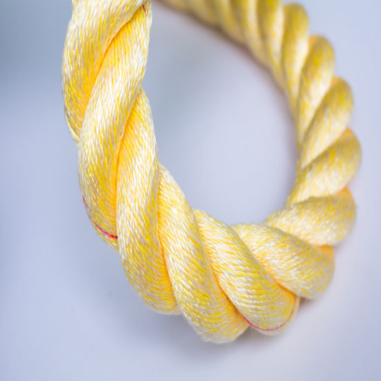 8 Strand White Yellow Polypropylene&Polyester Mixed Rope - Buy Braided Rope, Hawser, Mooring ...